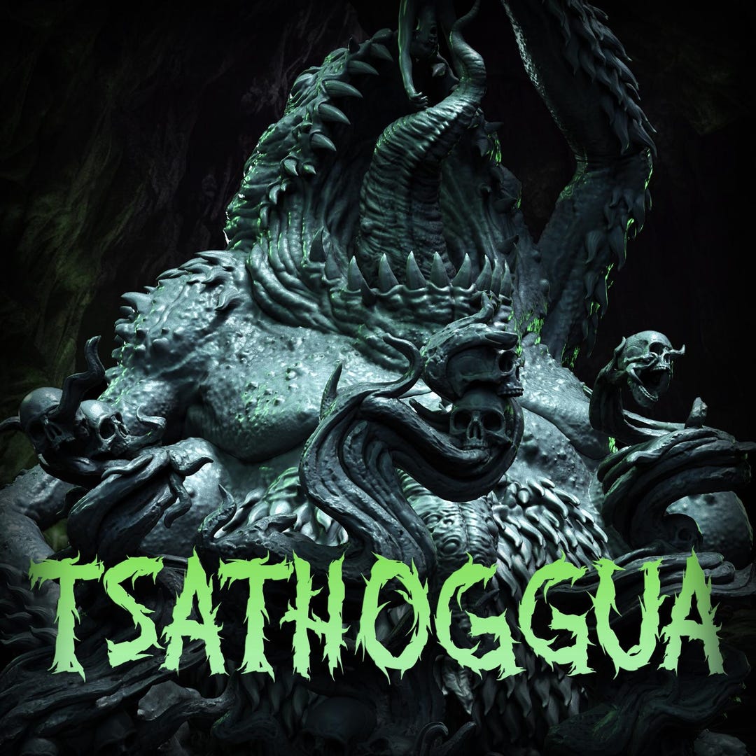 Tsathoggua, Sleeper of N'kai and Formless Spawns Collection | Lovecraft ...