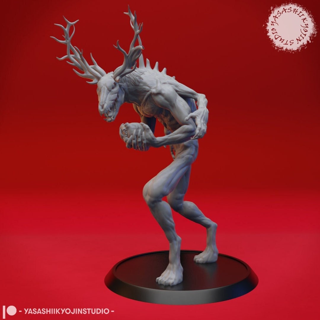 Wendigo | Tabletop Scale | D&D Ttrpg Monster Miniature | Yasashii ...