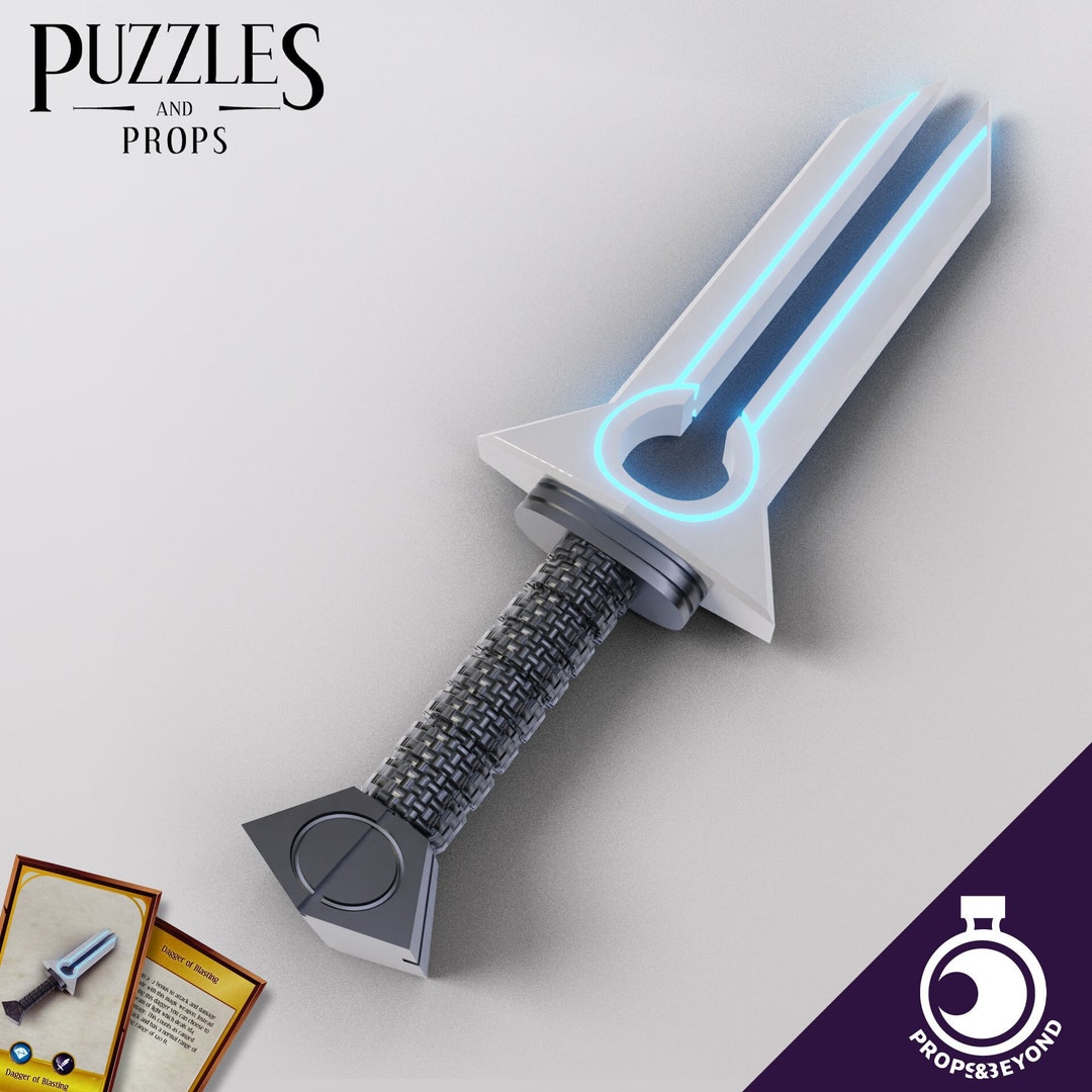 Dagger of Blasting Dnd TTRPG LARP Gaming Prop Puzzles & Props - Etsy