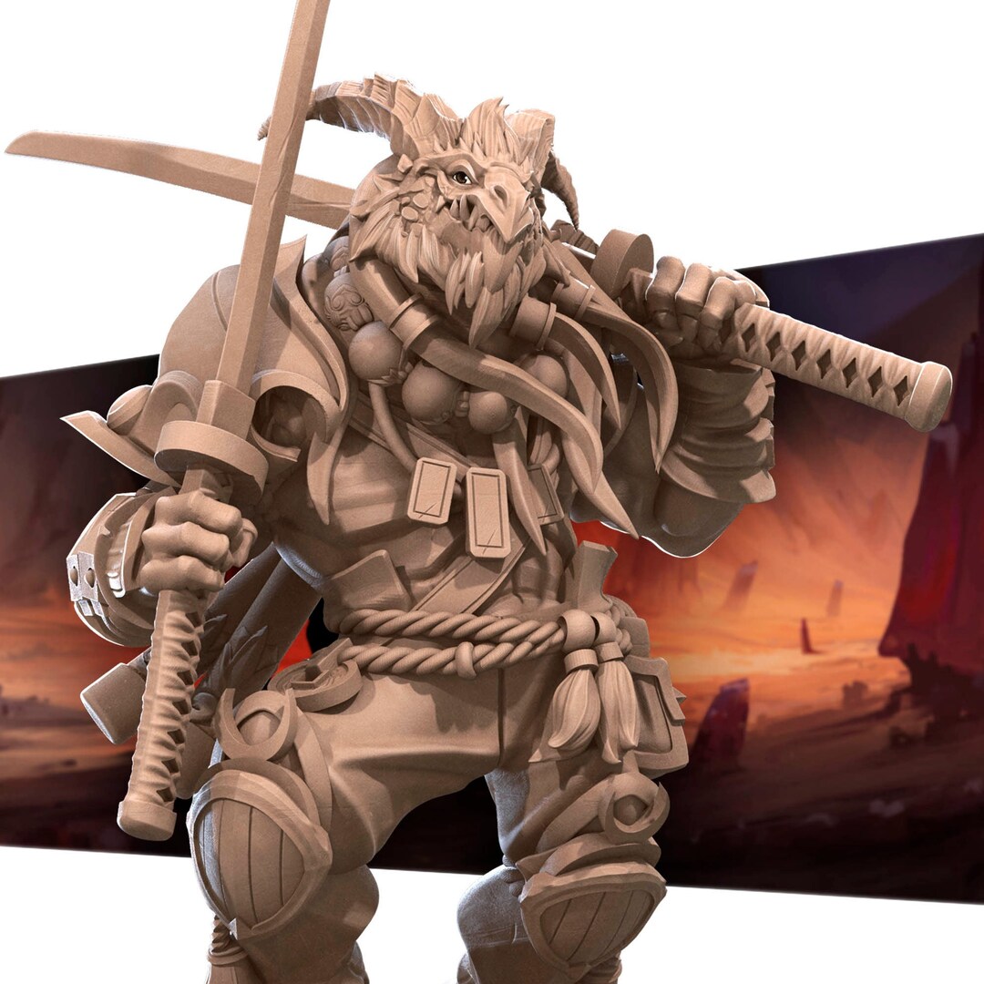 Dragonborn Monk | TABLETOP SCALE | TTRPG Miniature | Bite the Bullet ...