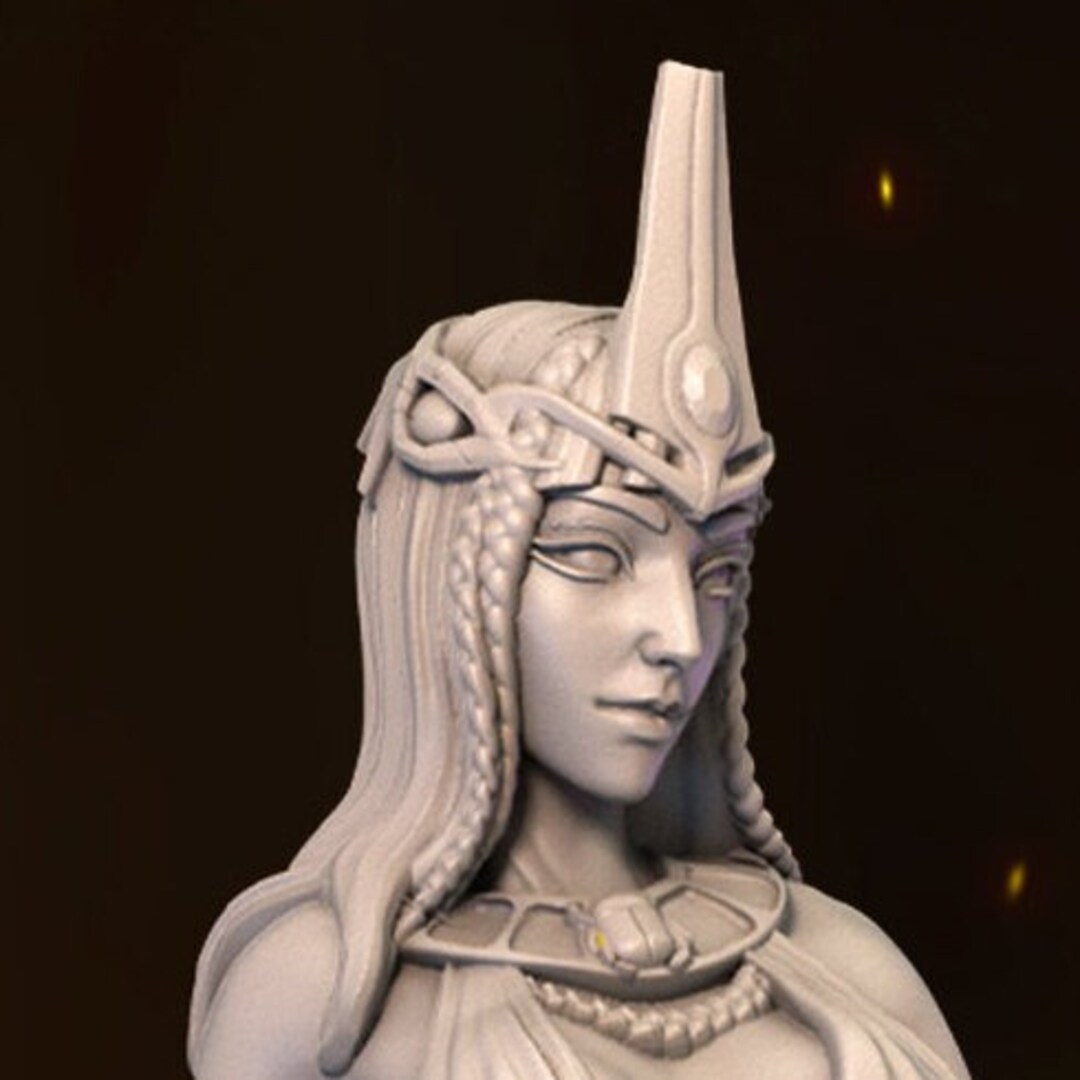 Dalia, Egyptian Warrior Beauty TTRPG Miniature Great Grimoire Unpainted ...