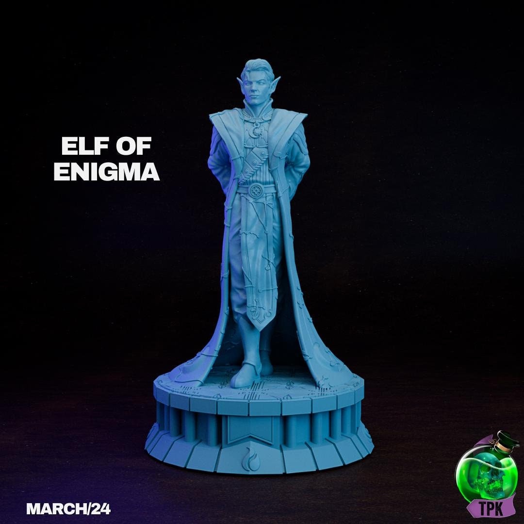 Elf of Enigma, Psychic Psionic Mage Sorcerer Wizard | Tabletop Gaming ...
