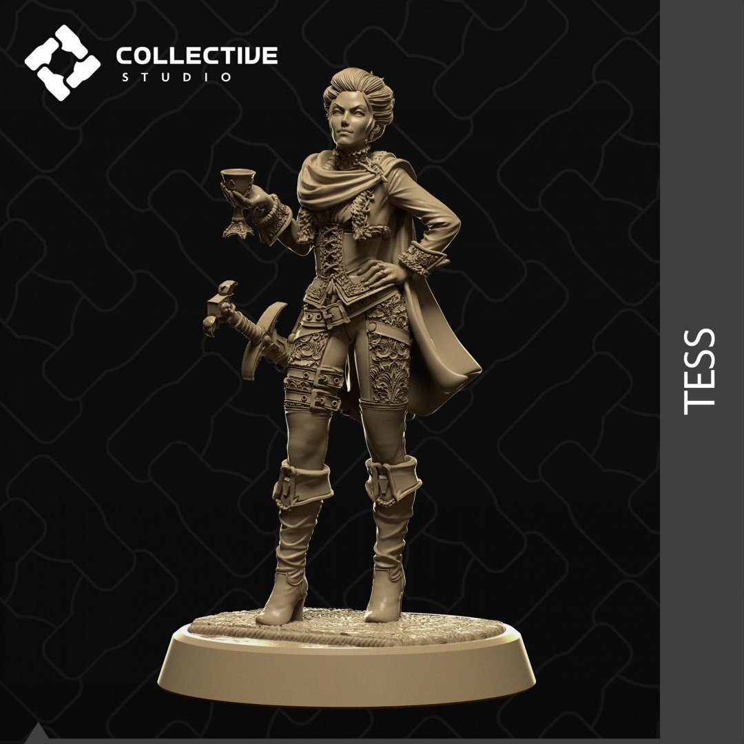 Tess Carneath, Human Noble | Tabletop Gaming Mini or Display Figure ...