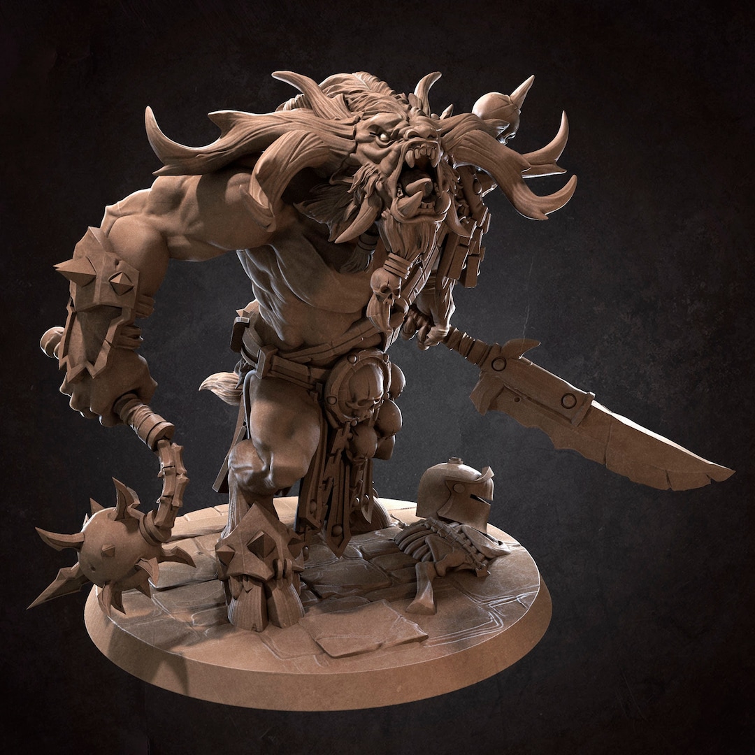 Barath, Minotaur | Tabletop Scale | D&D Ttrpg Miniature | Bite the ...