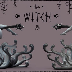 The Witch | D&D TTRPG Pin up Mature Display Miniature | Blackthorn ...