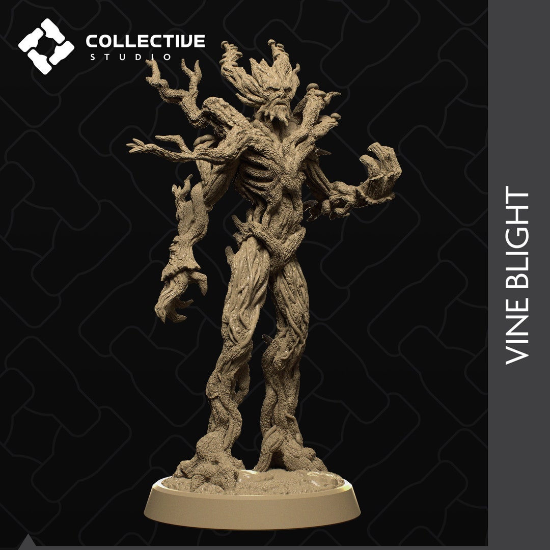 Vine Blight TABLETOP SCALE TTRPG Miniature Collective Studio - Etsy