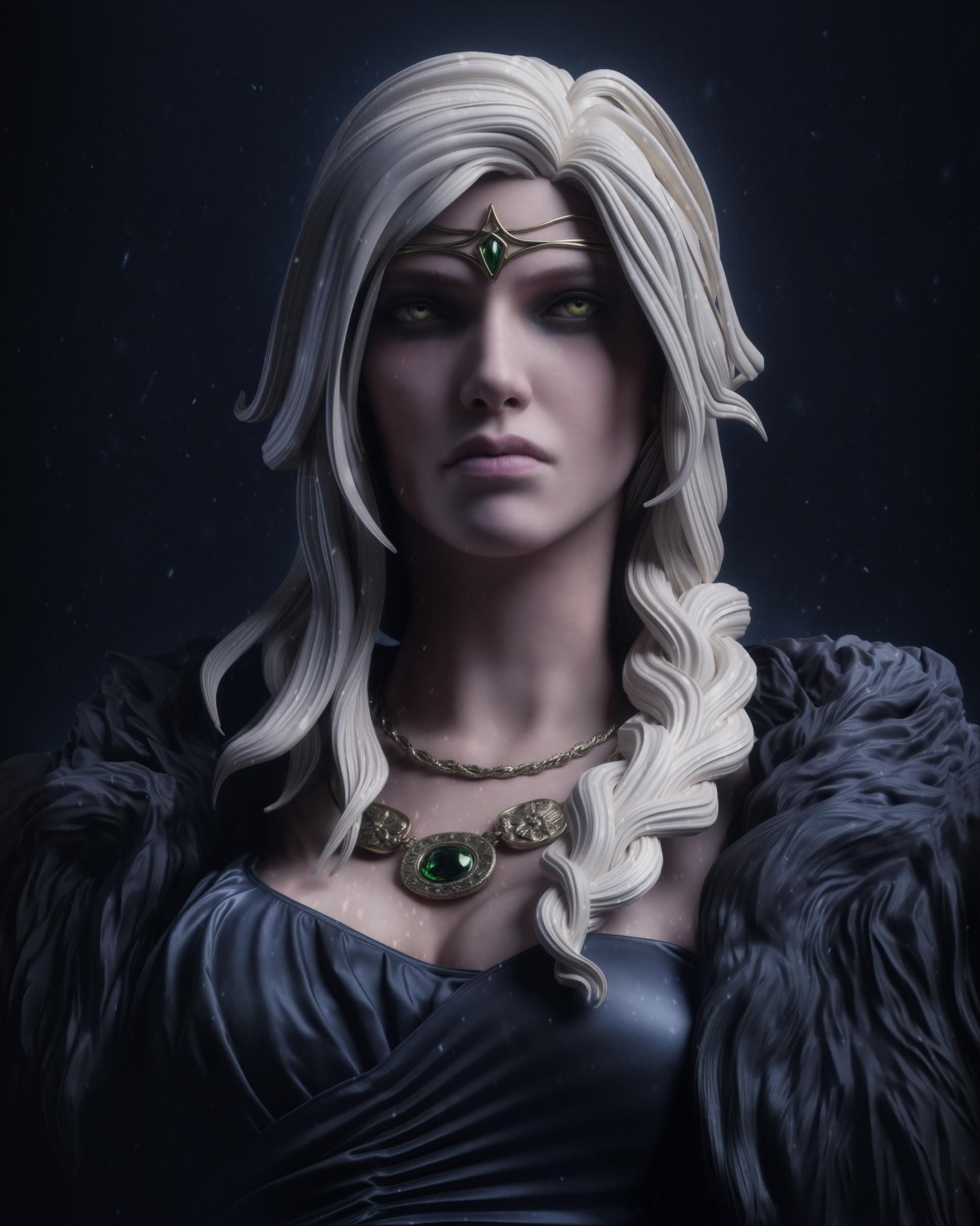 Freya Norse Goddess 1:12 Scale Resin Garage Kit, CA 3D Studios | 3D ...