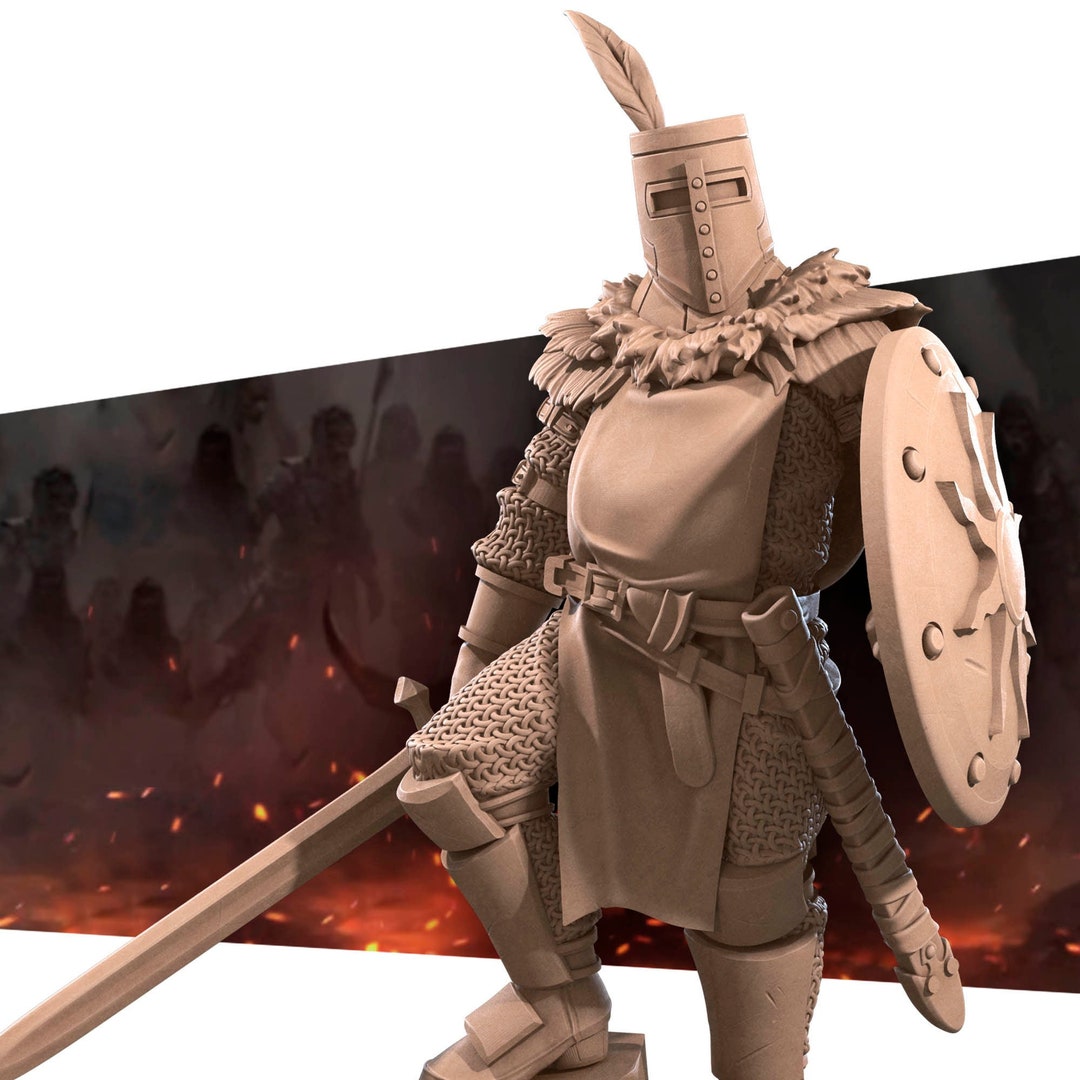 Bullet Dark Souls, Sunlight Knight | Tabletop Scale | D&D Ttrpg ...