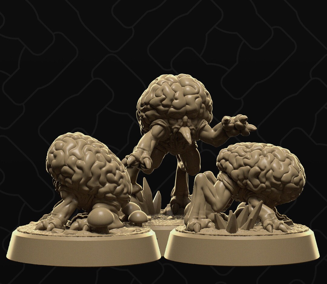 Intellect Devourer Set TABLETOP SCALE TTRPG Miniature Collective Studio ...