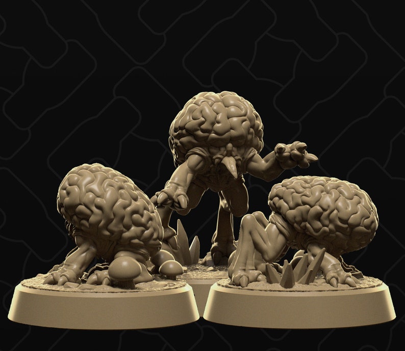 Intellect Devourer Set TABLETOP SCALE TTRPG Miniature - Etsy Intellect Devourer Set TABLETOP SCALE TTRPG Miniature - Etsy