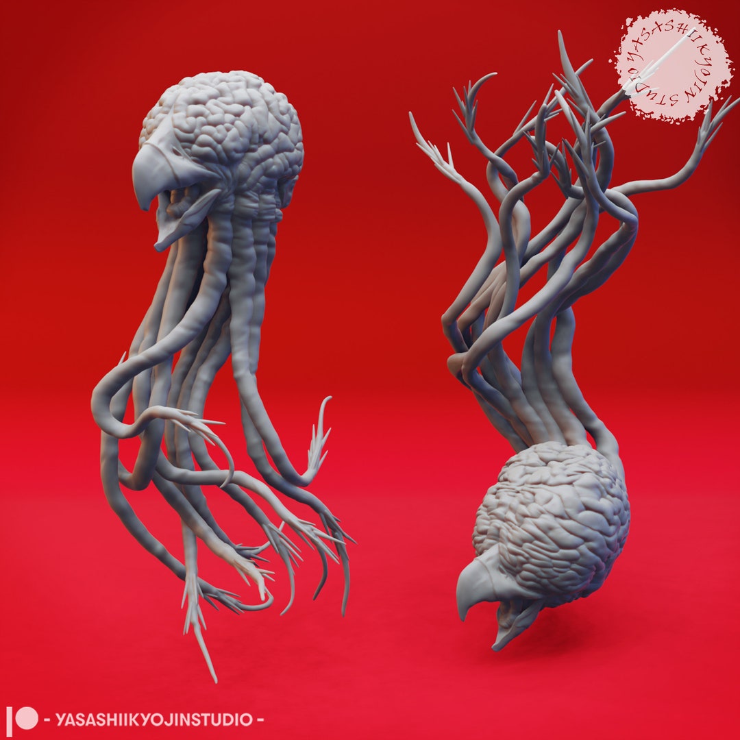 Grell | TABLETOP SCALE | TTRPG Monster Miniature | Yasashii Kyojin ...