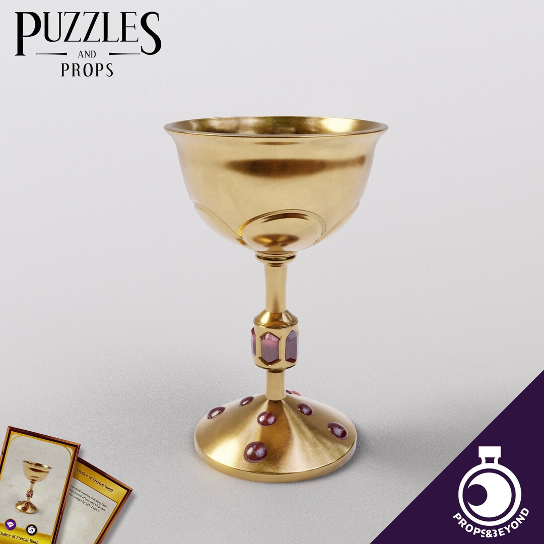 Chalice of Eternal Youth | Dnd TTRPG LARP Gaming Prop | Puzzles & Props ...