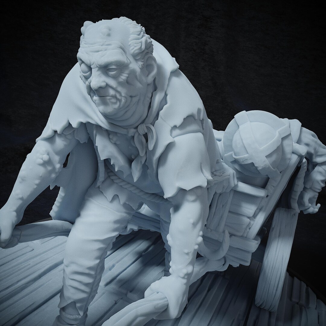 Grave John, Crypt Keeper Miniature, TTRPG D&D, Cripta Studios | 3D ...
