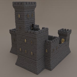 Small Fort | D&D TTRPG Playable 3D Printed Building Terrain Scenery ...