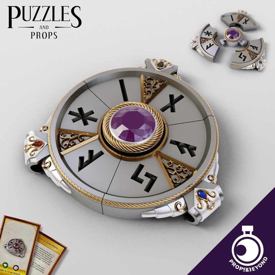 Amulet of Arcane Reserve | TTRPG LARP Gaming Prop | Puzzles & Props - Etsy