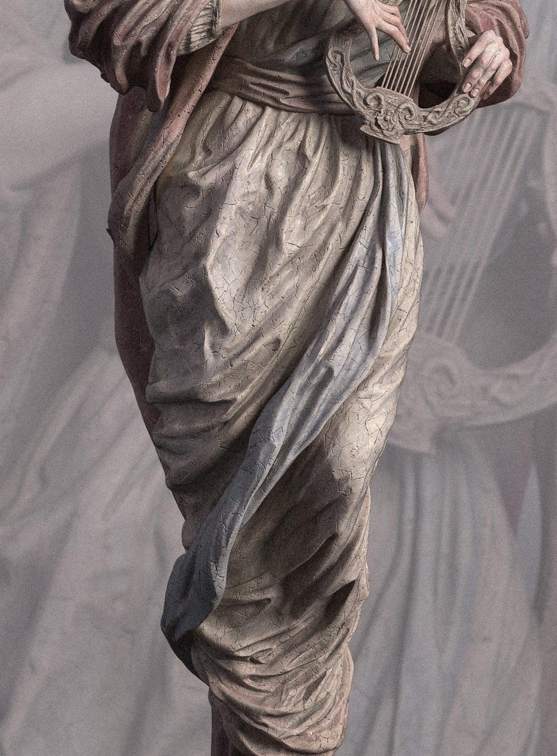 1:12 Muse, Greek Mythology | 3D Printed Resin Garage Kit Figure | CA 3D ...