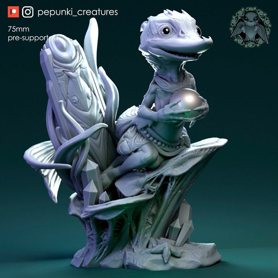 Sea Creature 75mm Display Model Pepunki Creatures - Etsy