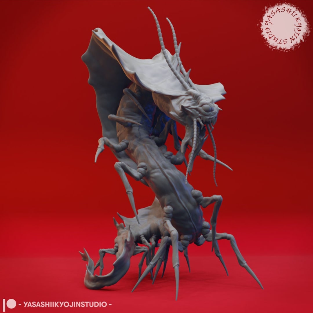 Remorhaz | TABLETOP SCALE | D&D TTRPG Monster Miniature | Yasashii ...