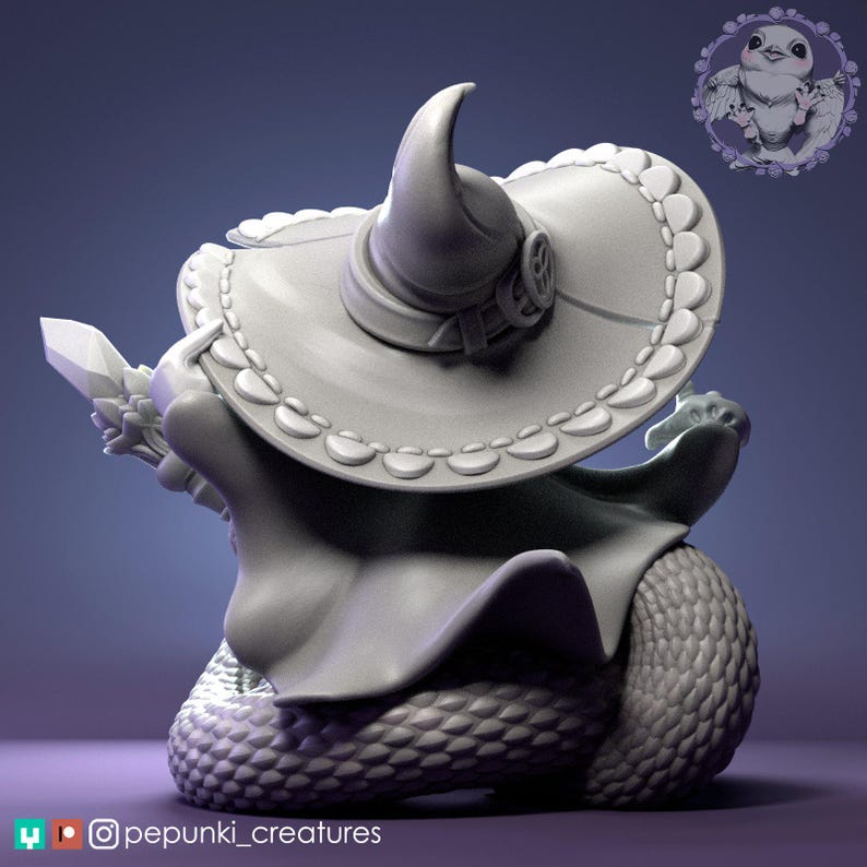 Ball Python Witch | Tabletop or Display Scale | D&D Humblewood TTRPG ...
