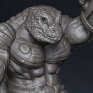 Lizard Centaur Zoat TTRPG D&D Miniature Roleplaying Miniatures ...