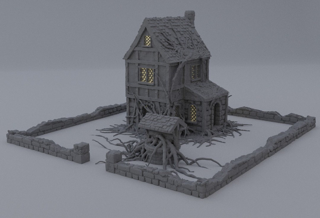 Corrupted Farm House | D&D TTRPG Playable 3D Printed Building Terrain ...