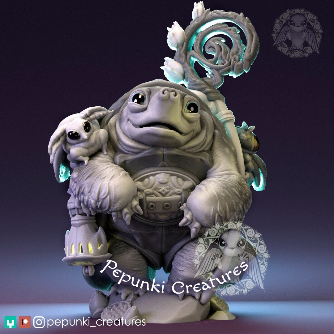 Pig Nose Turtle Druid | Tabletop or Display Scale | D&D Humblewood ...