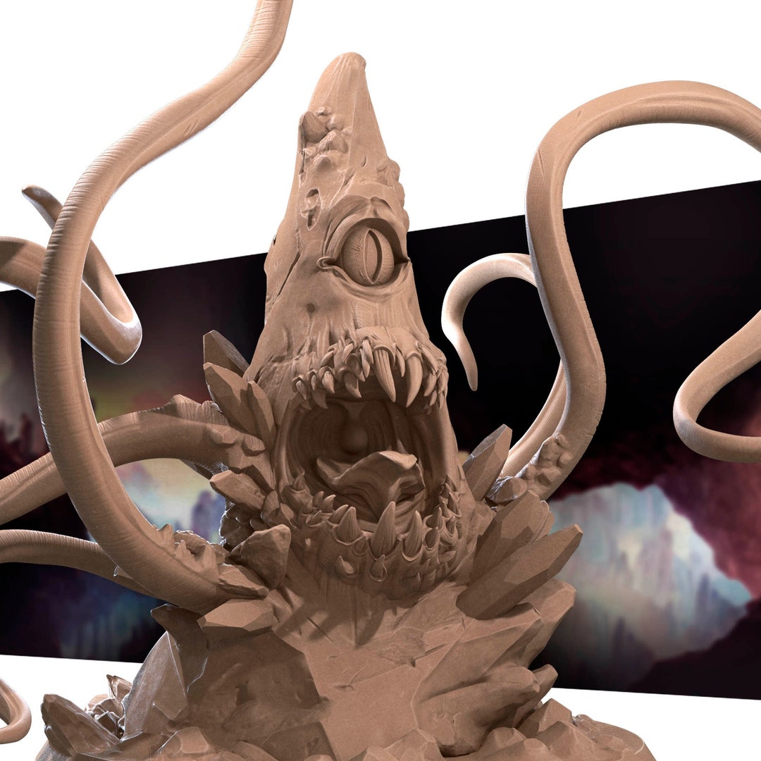 Roper, Cavern Boss | TABLETOP SCALE | D&D TTRPG Miniature | Bite the ...