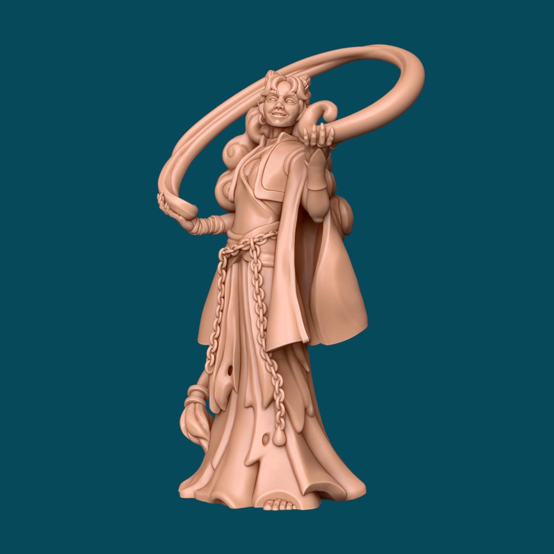 Zeor, A Sassy Warlock | D&D Ttrpg Miniature | Awkward Penguin Minis - Etsy