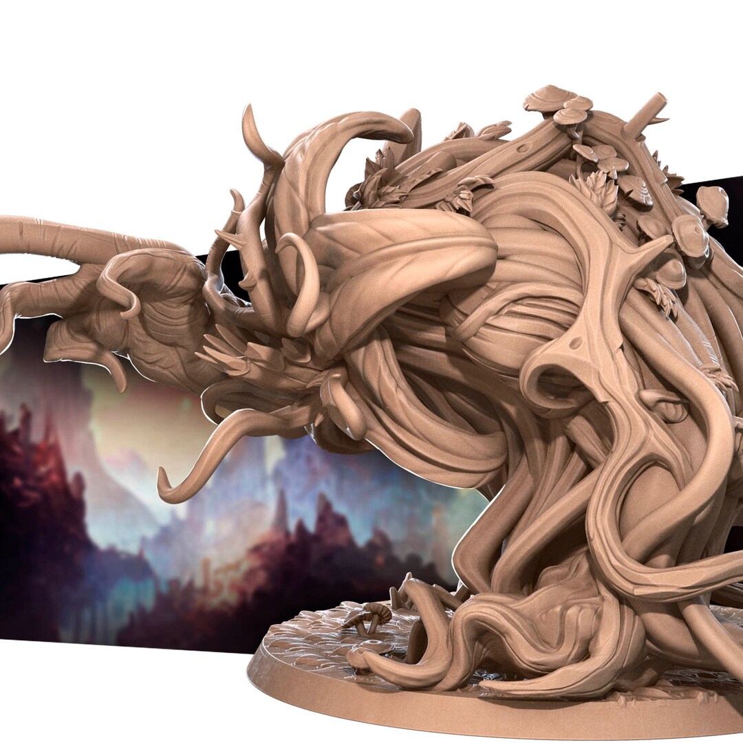 Shambling Mound, Marshland Boss TABLETOP SCALE D&D TTRPG Miniature Bite ...