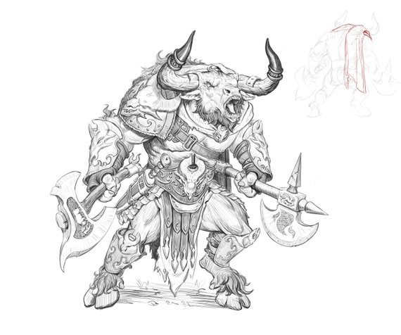 Minotaur Dungeons And Dragons