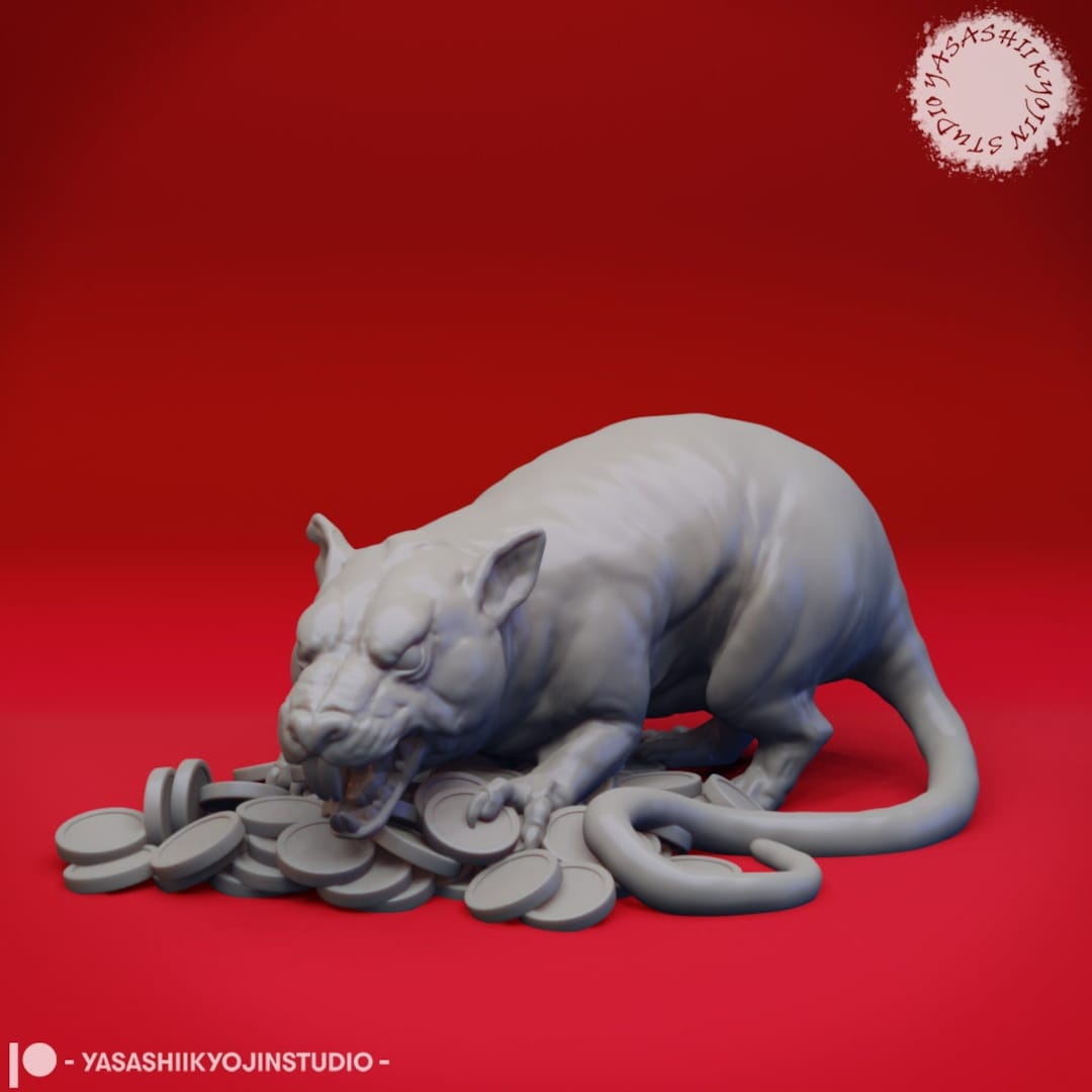 Giant Rat, Swarm of Rats, Swarm of Bats | TABLETOP SCALE | D&D TTRPG ...