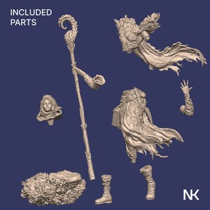 Yelhana Fathomless Warlock Sea Ocean Deep | Garage Resin Kit Statue | D ...