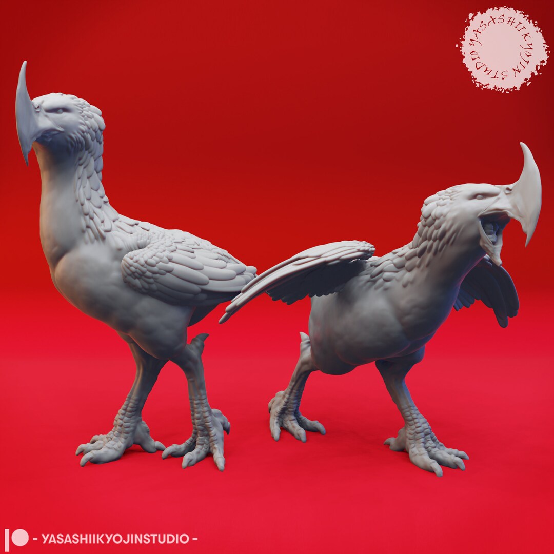 Axe Beak | Tabletop Scale | D&D Ttrpg Monster Miniature | Yasashii ...