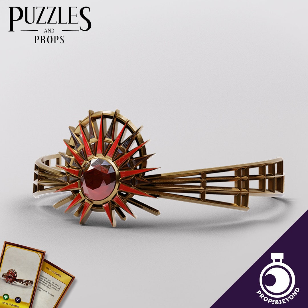 Circlet of Blasting | TTRPG LARP Gaming Prop | Puzzles & Props - Etsy