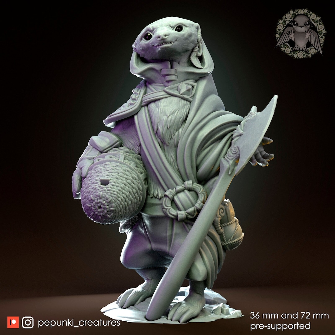 Honey Badger Woodsman | Tabletop or Display Scale | D&D Humblewood ...