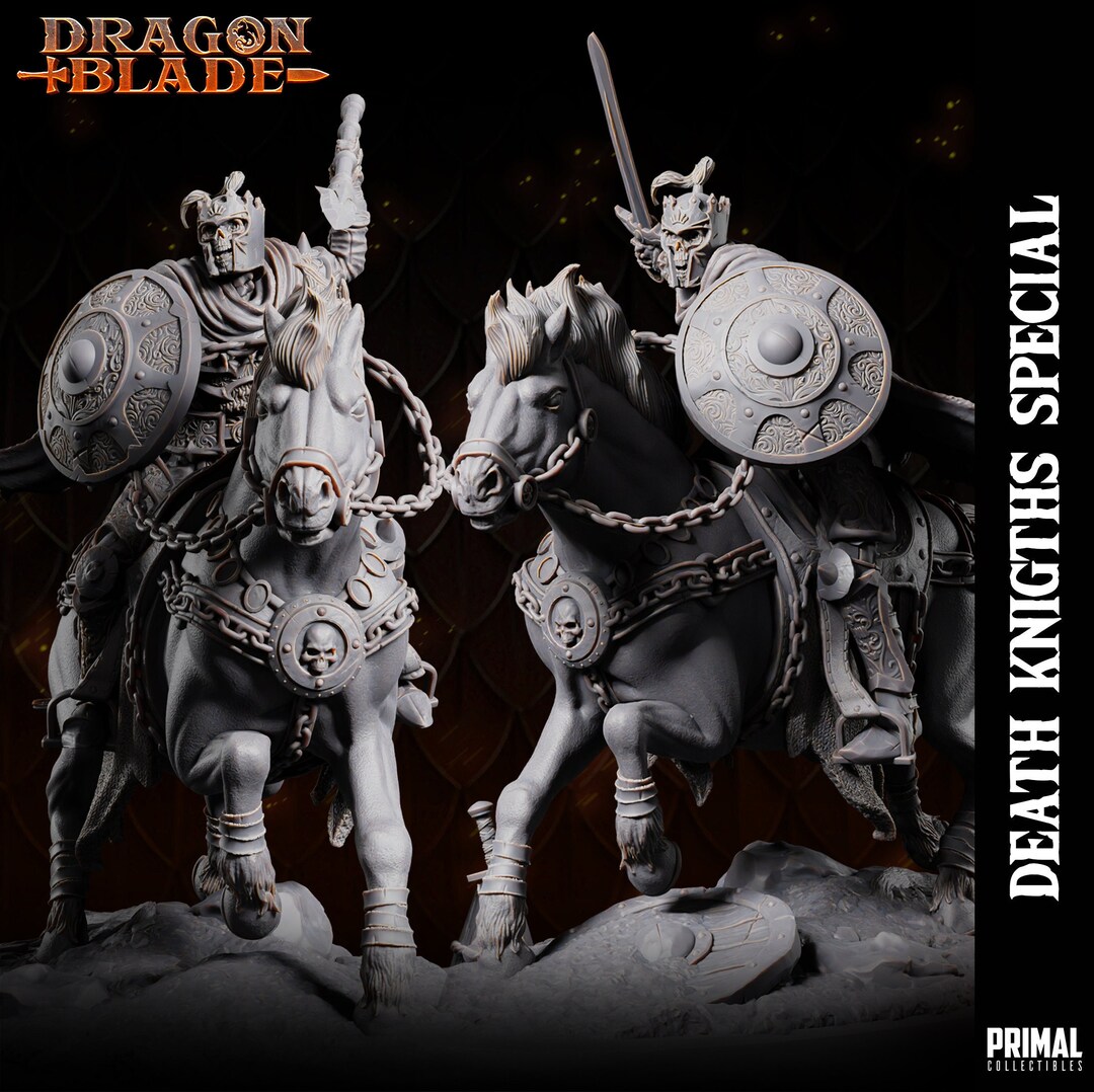 Skeleton on Horse | Tabletop Scale | TTRPG D&D Miniature | Primal ...