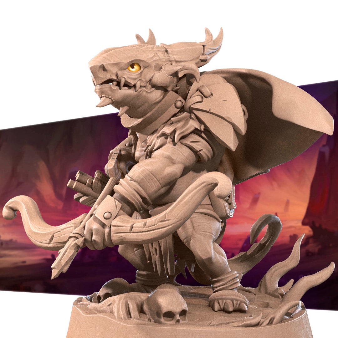 Kobold Ranger | Tabletop Scale | D&D Ttrpg Miniature | Bite the Bullet ...