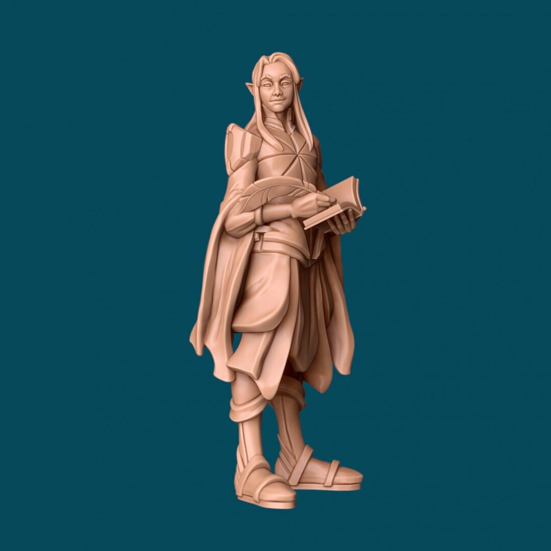 Wyerit, a Drow Tactician TABLETOP SCALE TTRPG D&D Miniature Awkward ...