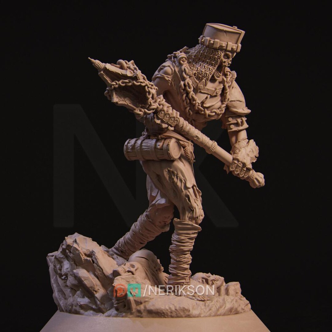 Undead Brute | TABLETOP SCALE | D&D TTRPG Fantasy Miniature | Nerikson ...