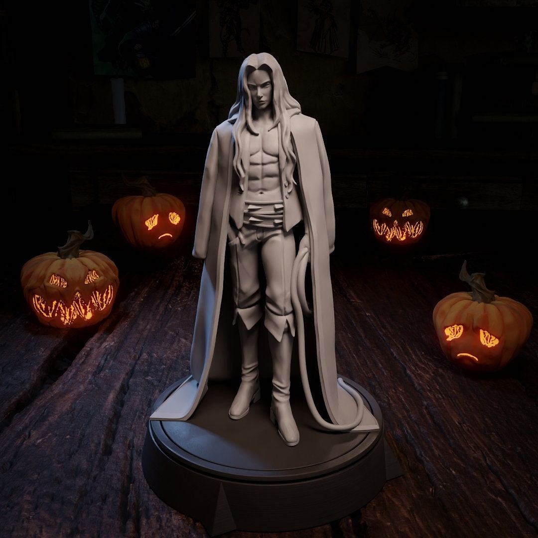 Viego, Half Vampire Dhampir | Tabletop, Display Scale, Bust | TTRPG D&D ...