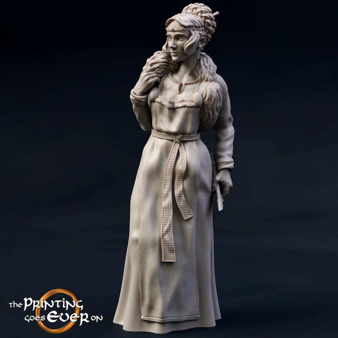 Eadwela, Human Noble Assassin | D&D Ttrpg Miniature | Dnd is A Woman ...