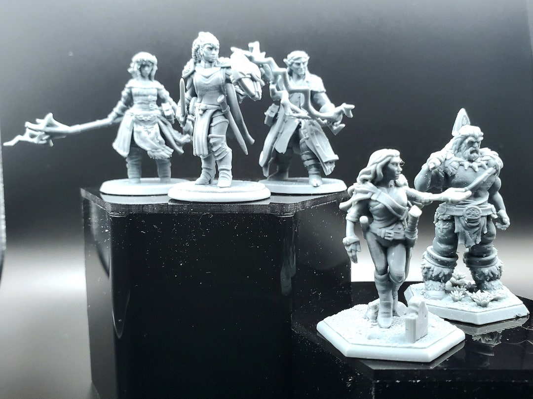 Heroforge Miniature 3d Resin Printing Service Let Us Print Your Mini Etsy