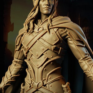 Dark Elf Varik | Tabletop Scale | TTRPG D&D Miniature | Primal ...