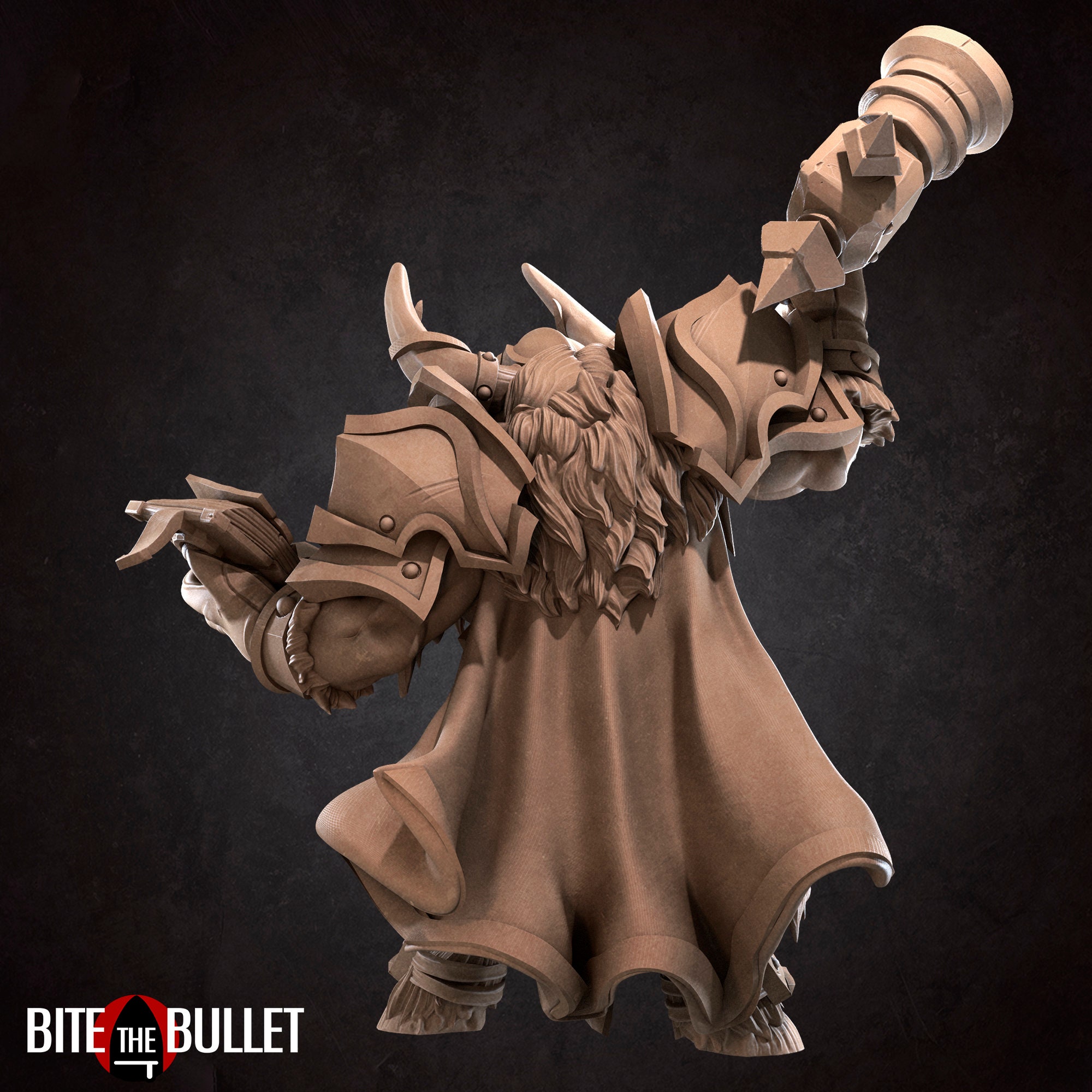 Minotaur Paladin | Tabletop Scale | Dnd TTRPG Miniature | Bite the ...