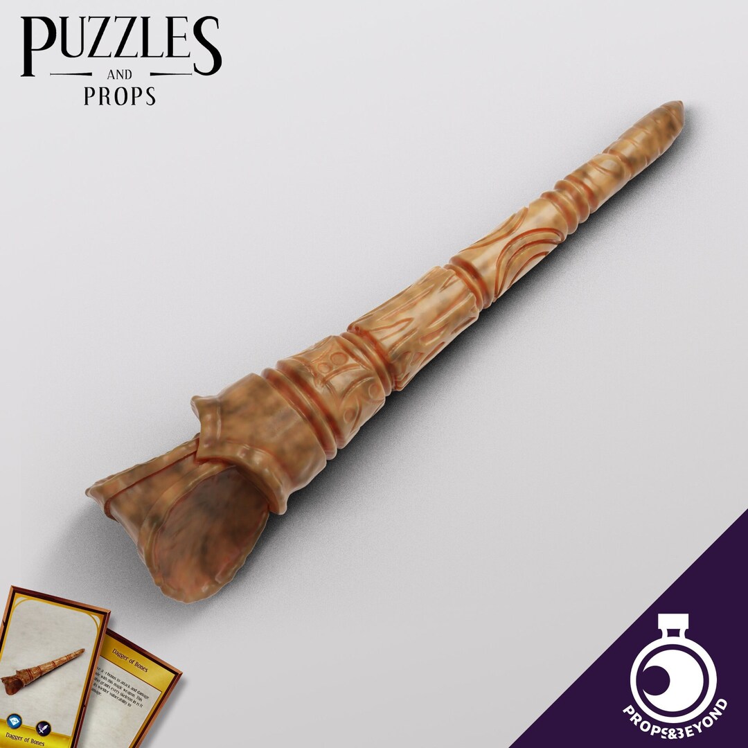 Dagger of Bones | Dnd TTRPG LARP Gaming Prop | Puzzles & Props | 3D ...