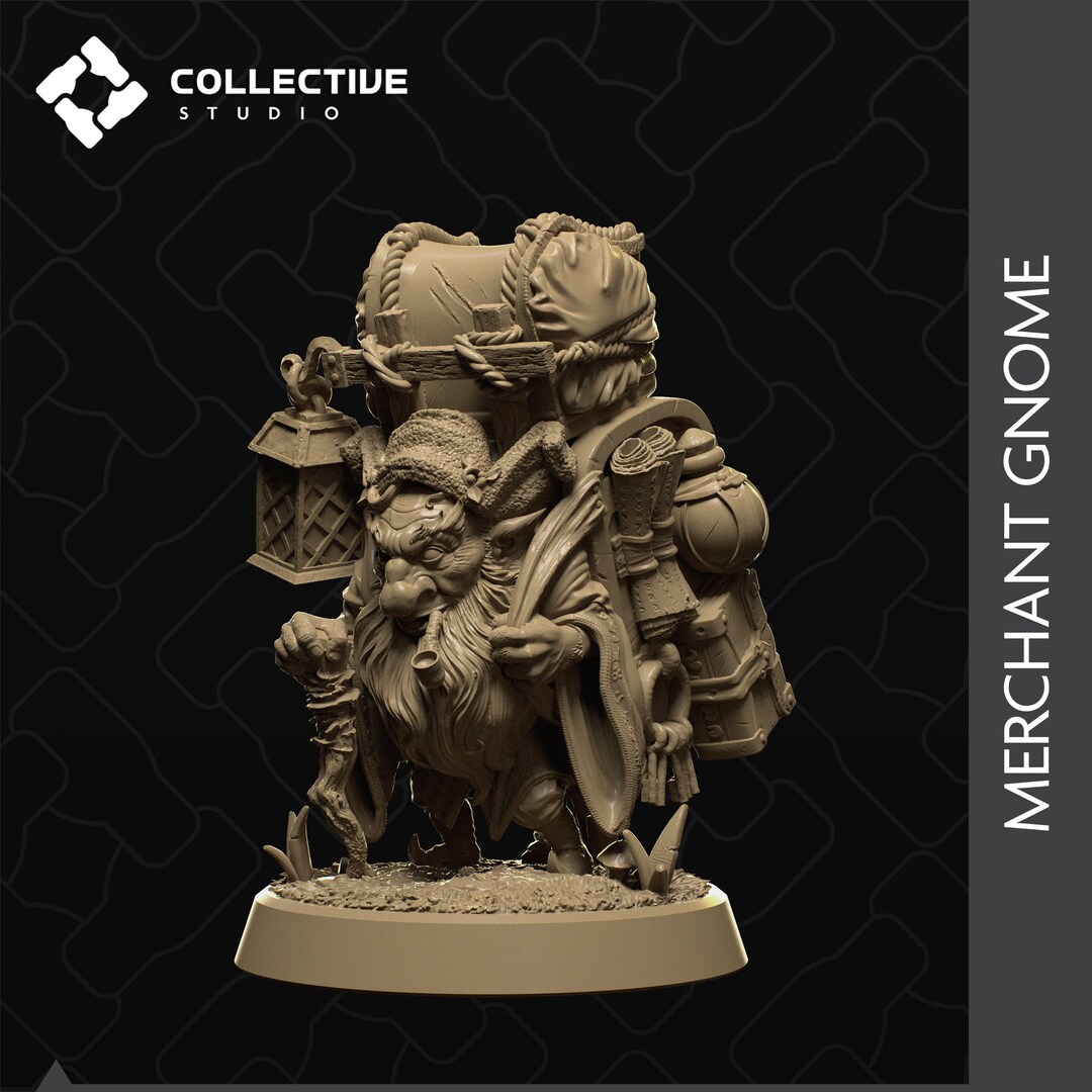 Merchant Gnome | Tabletop Gaming Mini or Display Figure | Collective ...