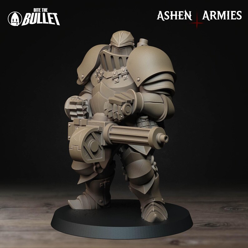 Sanctified Legion, Heavy Infantry (machine Gun) | Tabletop Scale | D&D ...