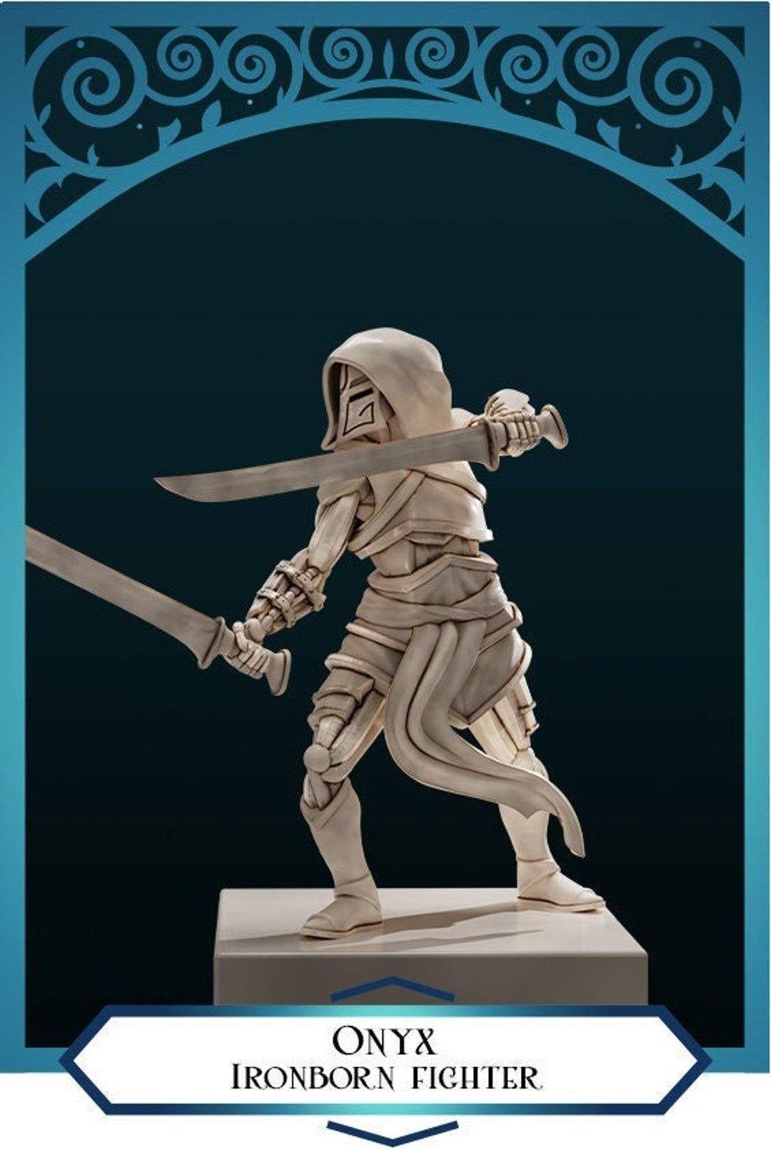 Ironborn Warforged Fighter | D&D Ttrpg Miniature | Dnd is A Woman | No ...