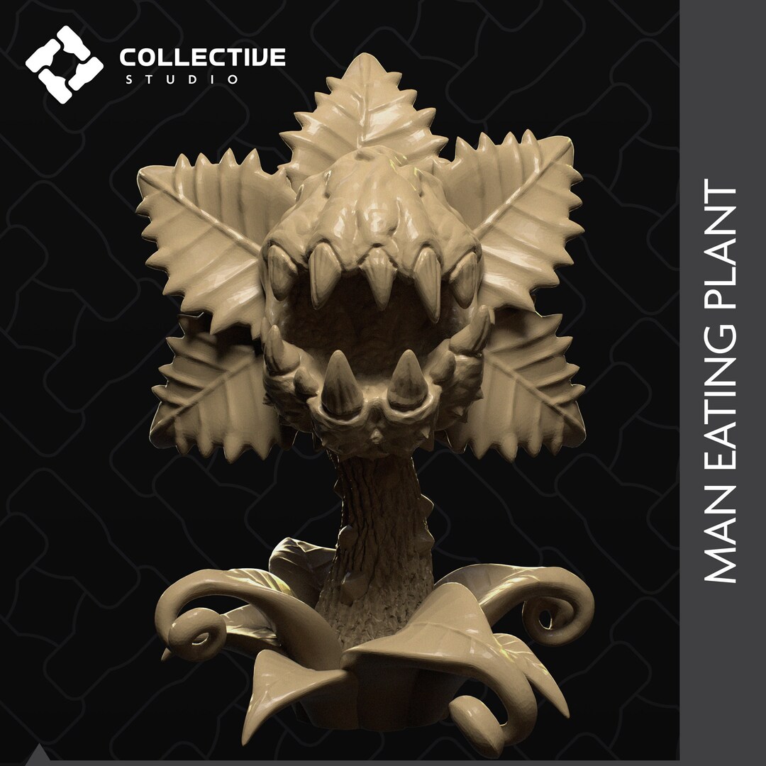 Man Eating Plant | Tabletop Gaming Scatter Miniature | Collective ...