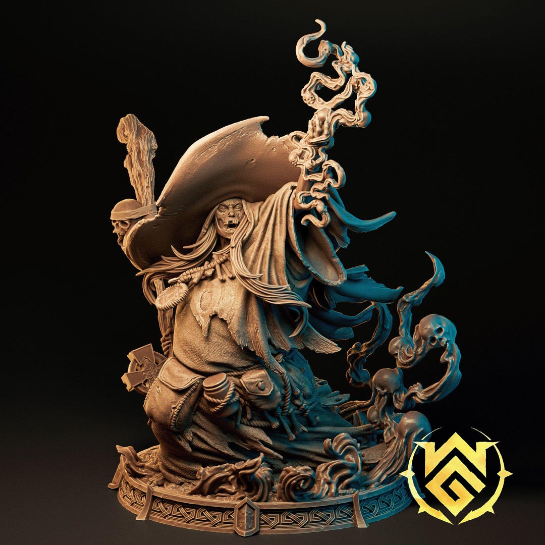 Blight Crone | TTRPG D&D Miniature | the Witchguild | 3D Print - Etsy